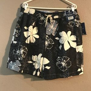 Caribbean Joe | Swim | Nwt Size Xl Caribbean Joe Black Grey Swim Trunks ...